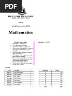 Stage 2 A | PDF | Mathematics