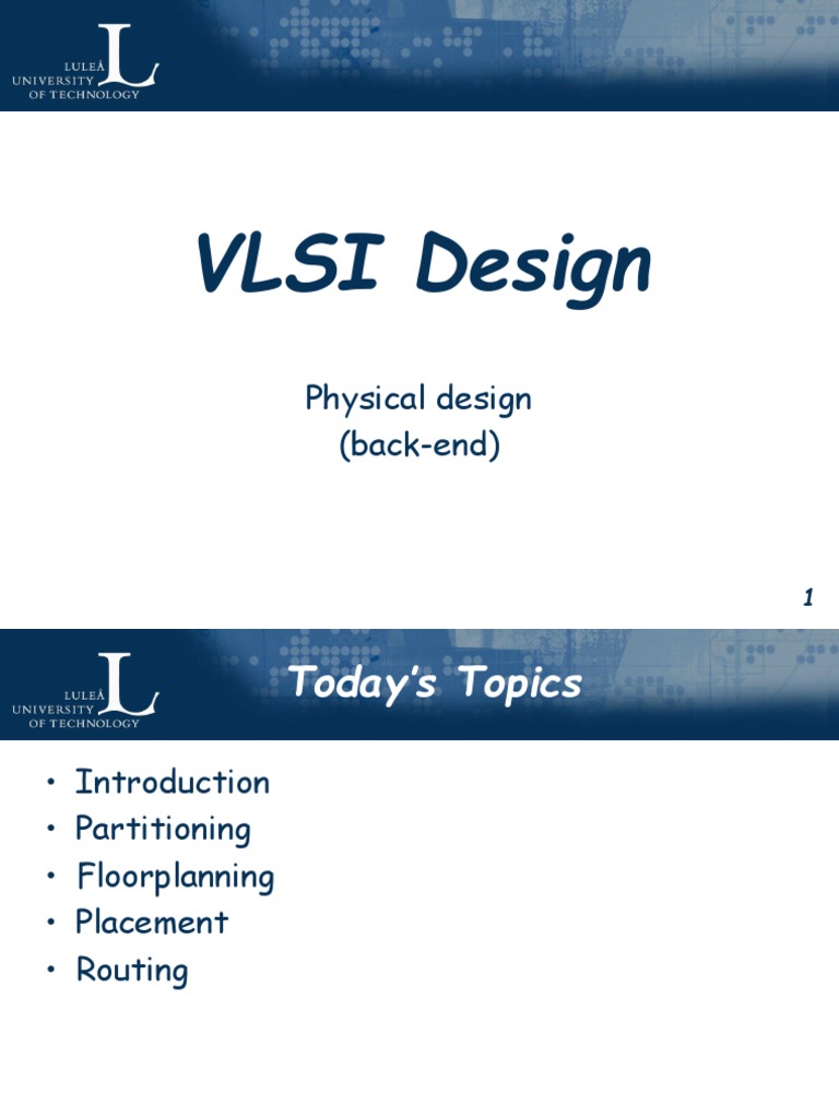 Vlsi Physical Design | PDF | Digital Technology | Digital Electronics