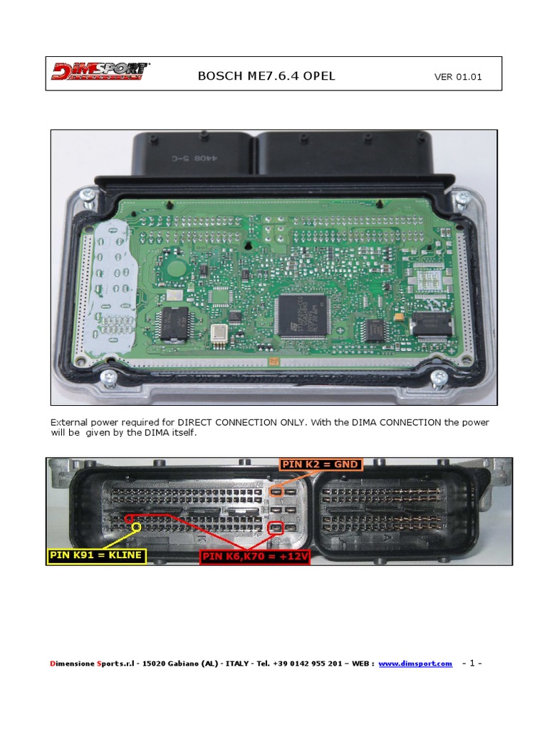 Bosch Me7.6.4 1033 | PDF