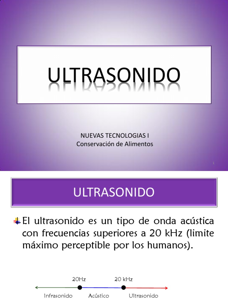 Ultrasonido | PDF | Ultrasonido | Olas
