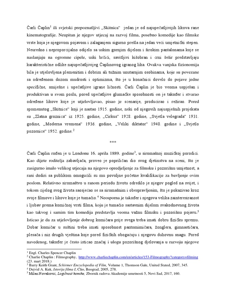 Charlie Chaplin | PDF