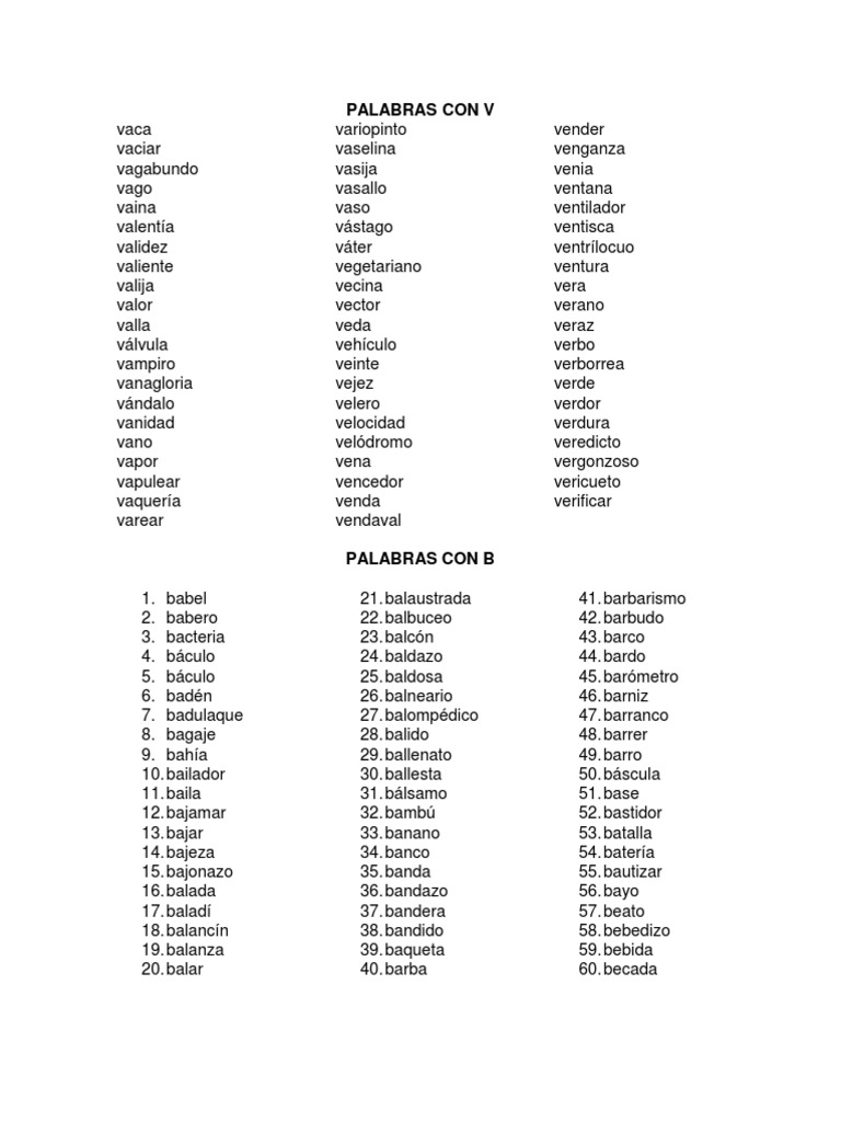 Palabras | PDF | Naturaleza