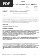 SAP BW Extractor Types Overview | PDF