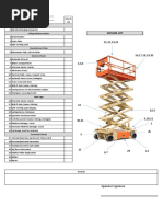 10.boom Lift Inspection Checklist | PDF