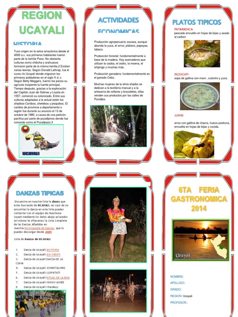 Triptico Ucayaly | PDF