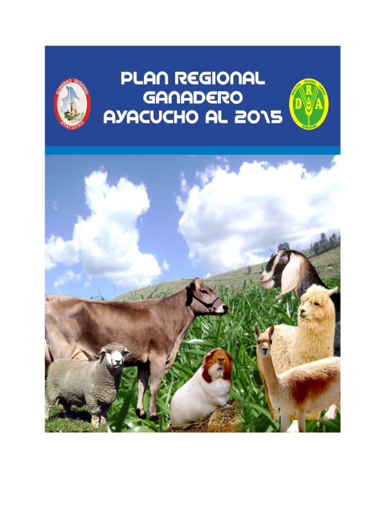 Plan Regionalganadero Ayacucho Al 2015 | PDF | Leche | Vacas