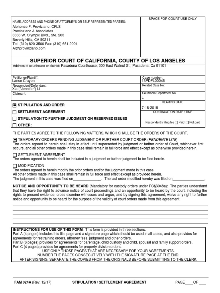 Superior Court of California, County of Los Angeles | PDF | Child ...