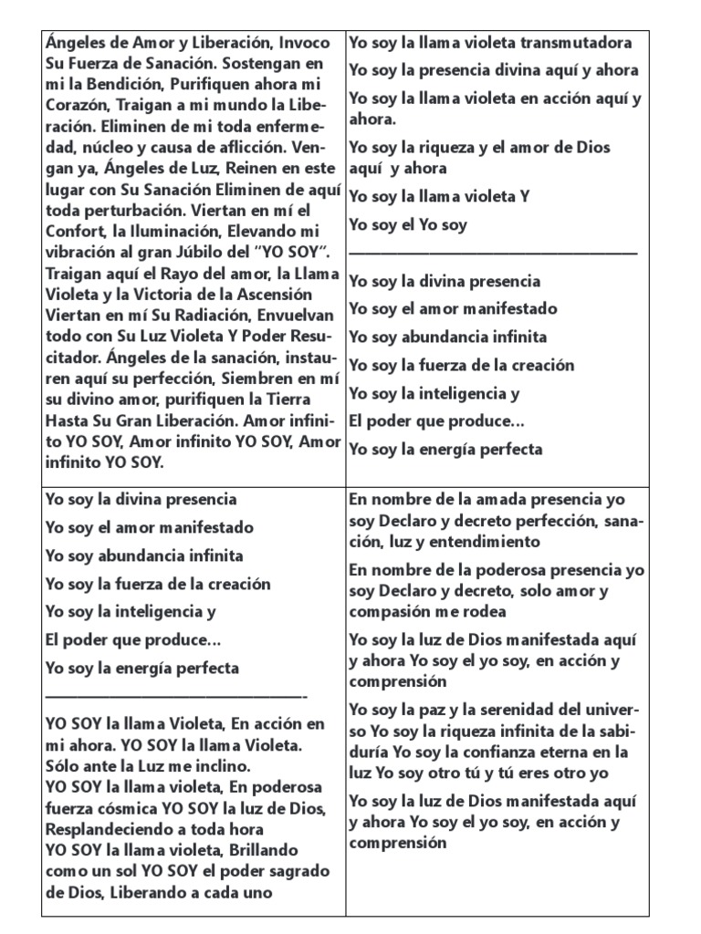 Yo soy la divina presencia | PDF | Amor | Naturaleza