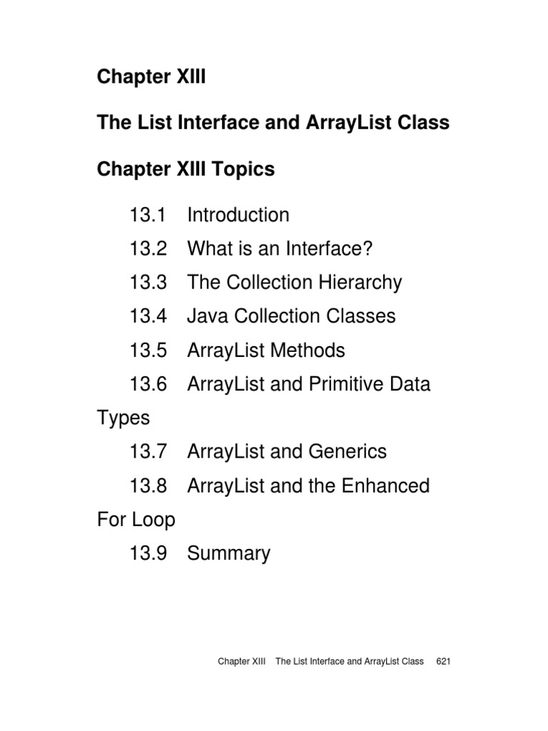 Exploring The List Interface And Introducing The Dynamic Arraylist Class Pdf Method
