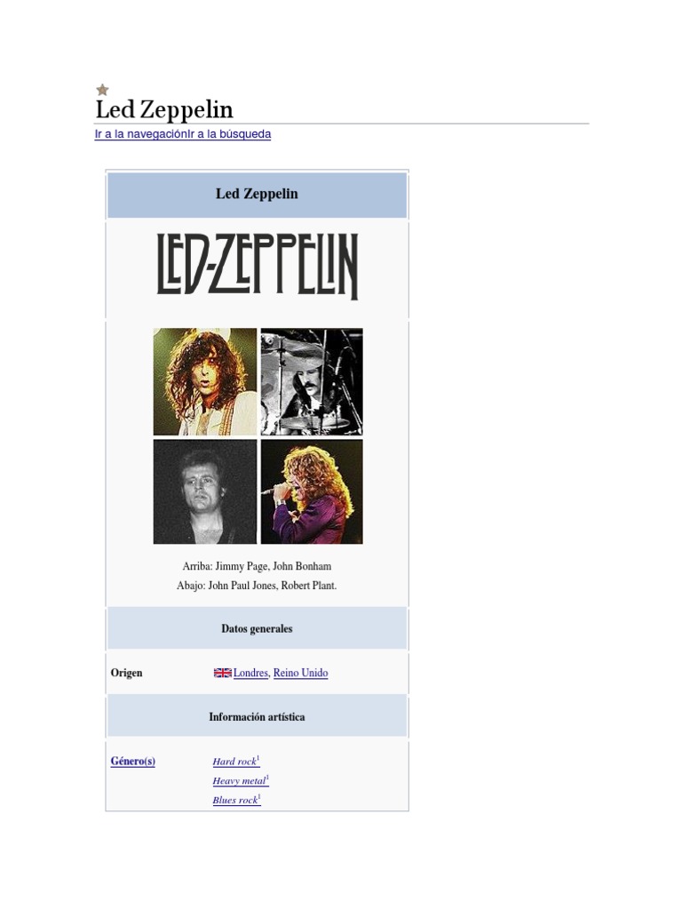 Led Zeppelin | PDF | Led Zeppelin | Jimmy Page