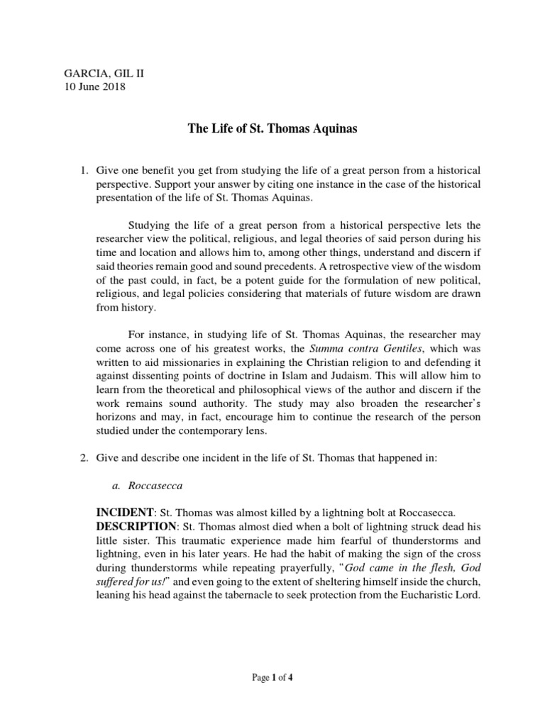 A Comprehensive Summary of Key Events and Insights from the Life of St ...