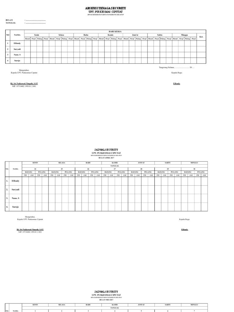 Absen Security New | PDF