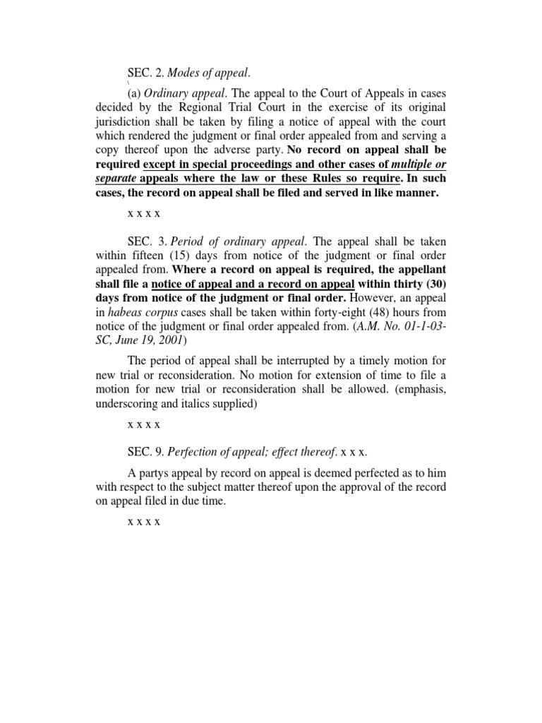 Record On Appeal | PDF