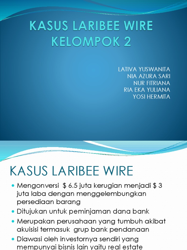 Laribee Wire | PDF