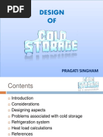 Ice Plant and Cold Storage Design | PDF | Refrigeration | Ice