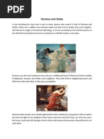 Pyramus and Thisbe: A Tragic Love Tale | PDF | Mystery, Thriller ...