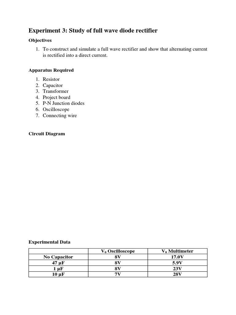 BE Experiment 3 Lab Report | PDF