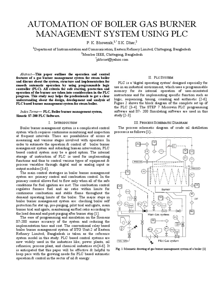 Burner Logic System PDF | Download Free PDF | Programmable Logic ...