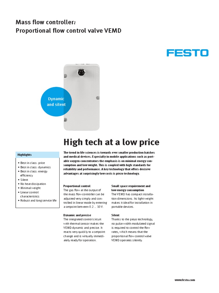 PSI 261 1 VEMD en | PDF | Flow Measurement | Valve
