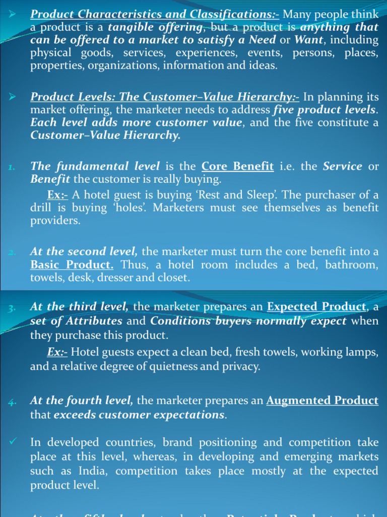 3 Product Levels Classification Mix Line Decision | PDF | Brand ...