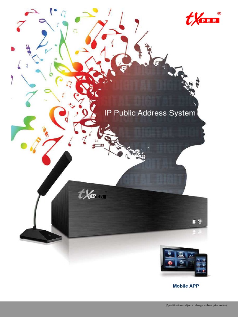 IP PA System PDF | PDF | Mobile App | Computer Network