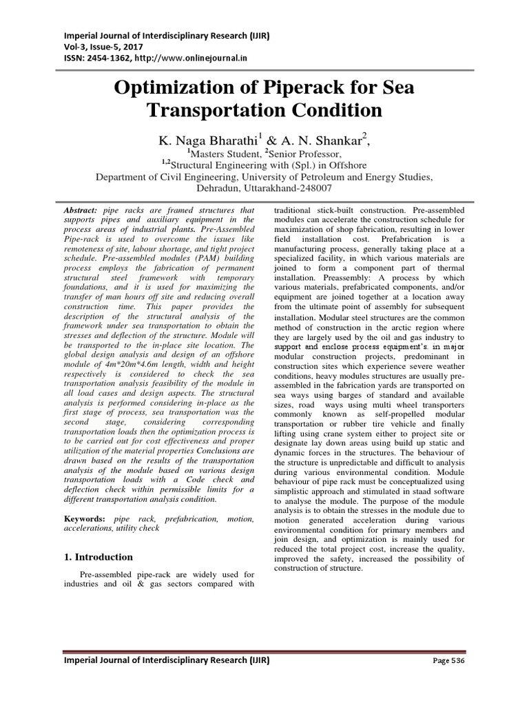 Piperack Modularisation | Download Free PDF | Mathematical Optimization ...