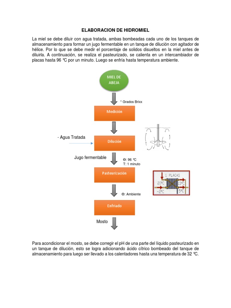 Elaboración de Hidromiel | PDF | Miel | Química