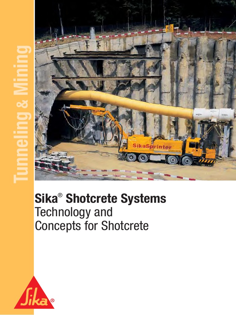 SikaShotcrete Systems | PDF | Concrete | Cement