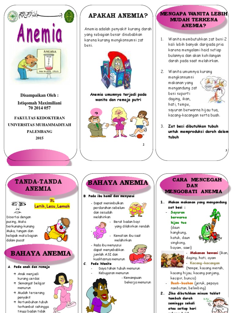 Leaflet Anemia | PDF