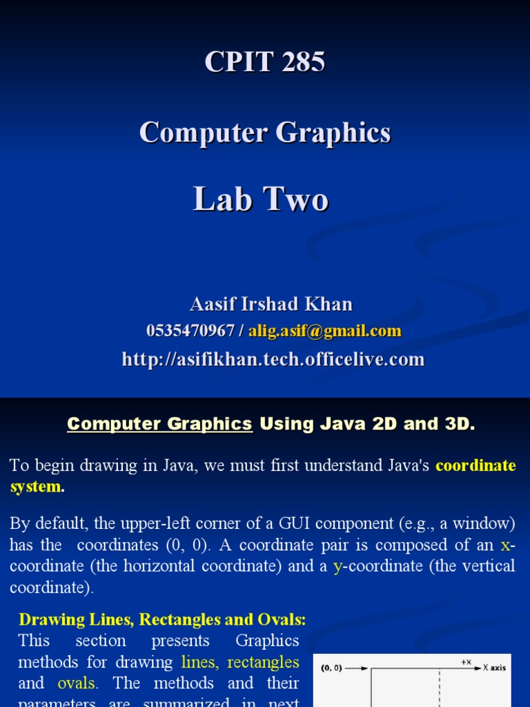 Cpit 285 Lab 2 | PDF | Curve | Angle