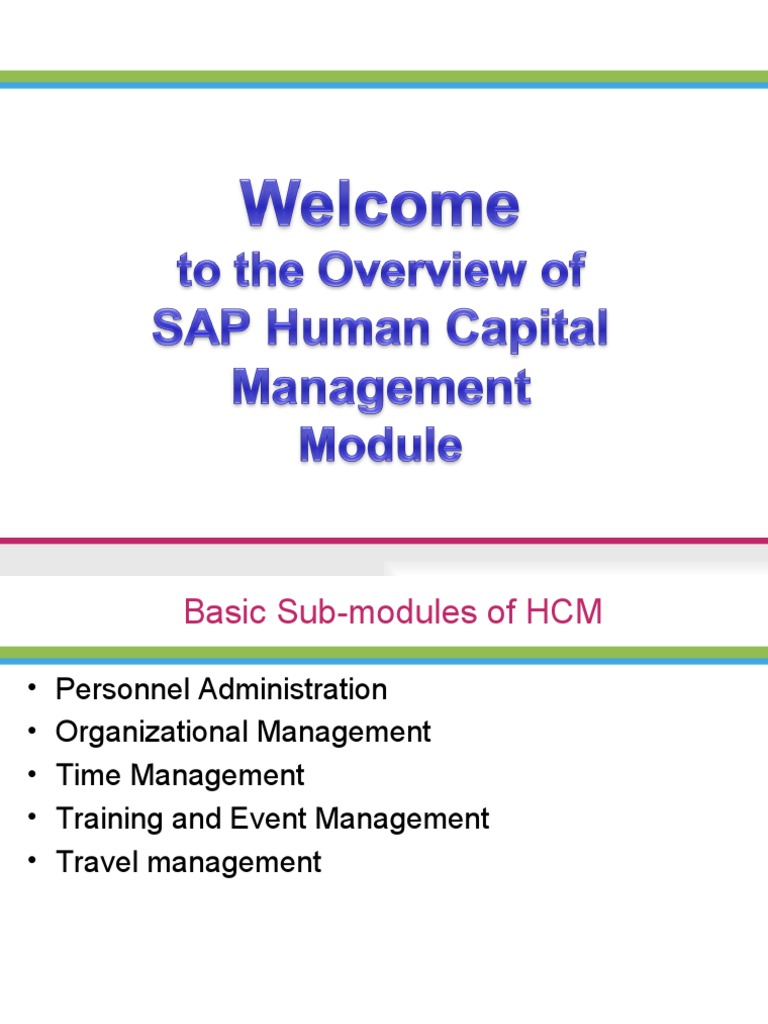 HCM Presentation | Download Free PDF | Payroll | Human Resource Management