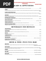 Springbone Kitchen Menu | PDF | Broth | Chocolate