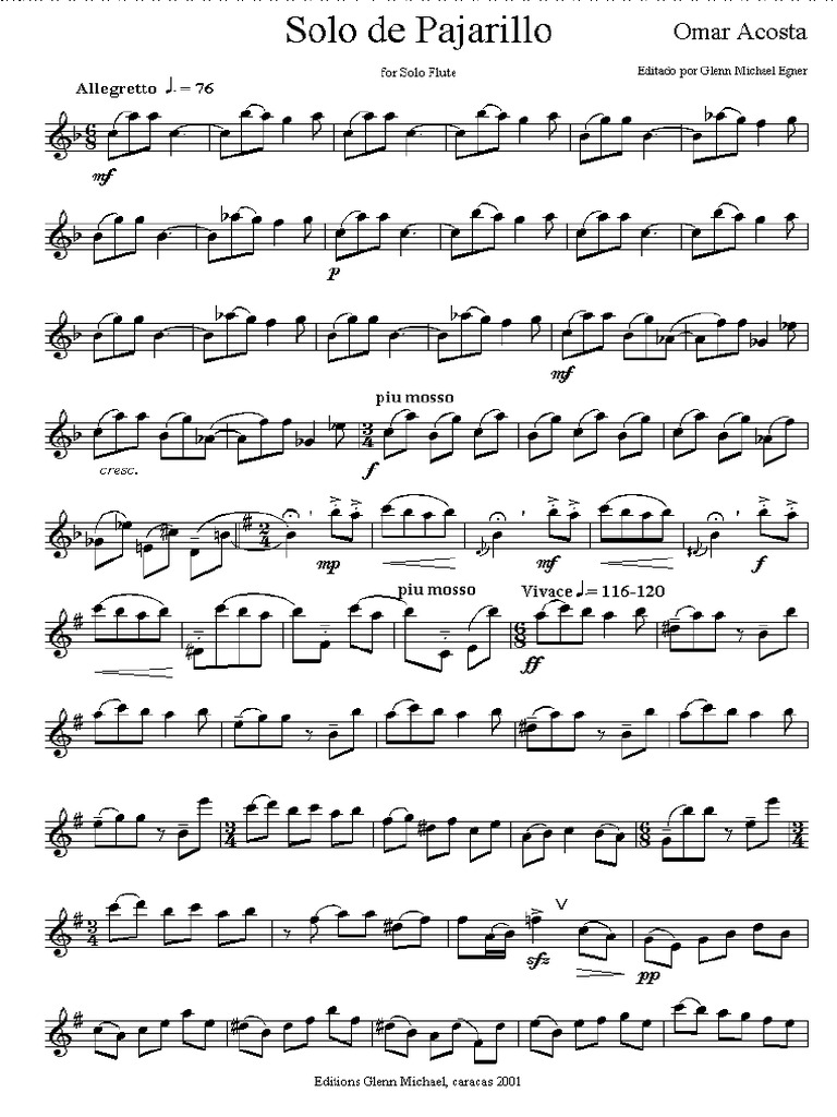 Solo de Pajarillo | PDF