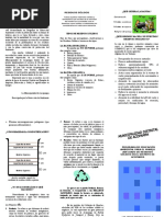 Triptico Basura | PDF | Vertedero | Residuos