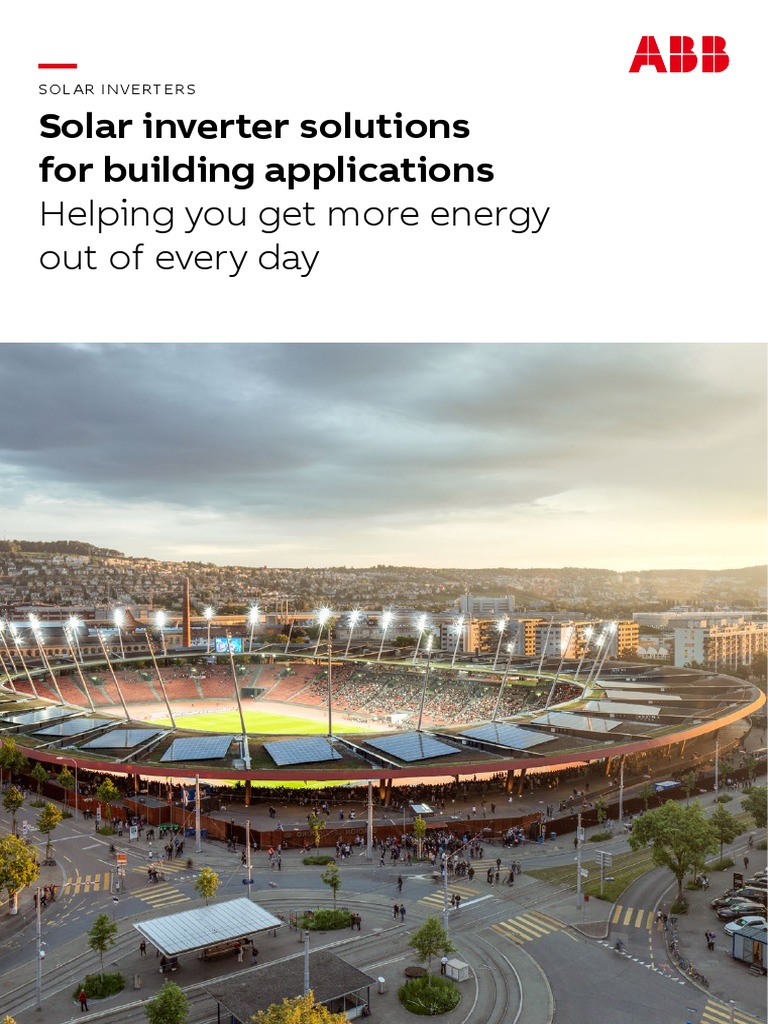 ABB - BCB00139 Rev.b - Brochure - Solar Inverter Solutions For Building ...