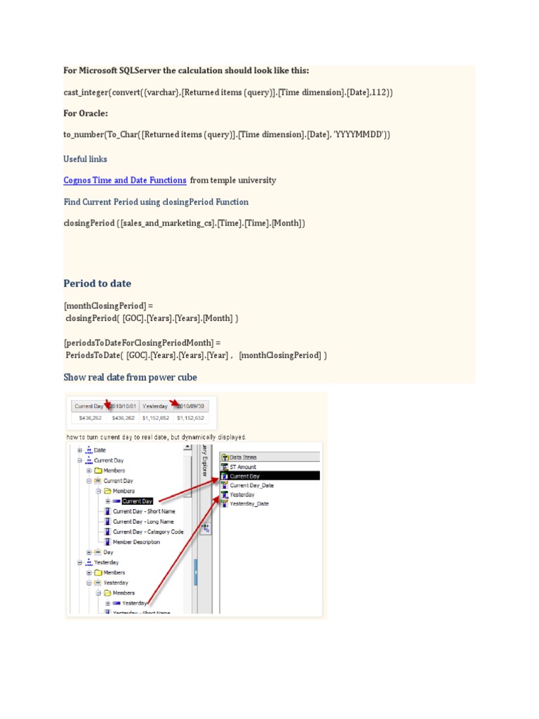 Cognos RS - Functions - 20 | PDF | Information Retrieval | Software