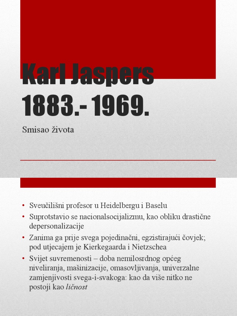Karl Jaspers | PDF