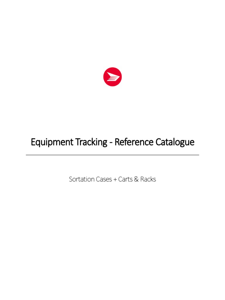 Equipment Tracking - Reference Catalogue: Sortation Cases + Carts ...