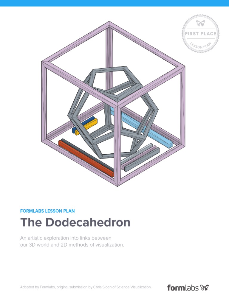 3D to 2D: Dodecahedron Lesson Plan | PDF | 3 D Printing | Perspective ...