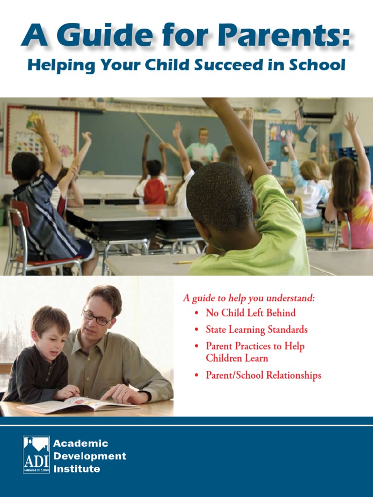 Helping Your Child Succeed in School | PDF | Adequate Yearly Progress ...