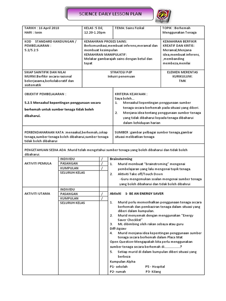 Lesson Plan | PDF