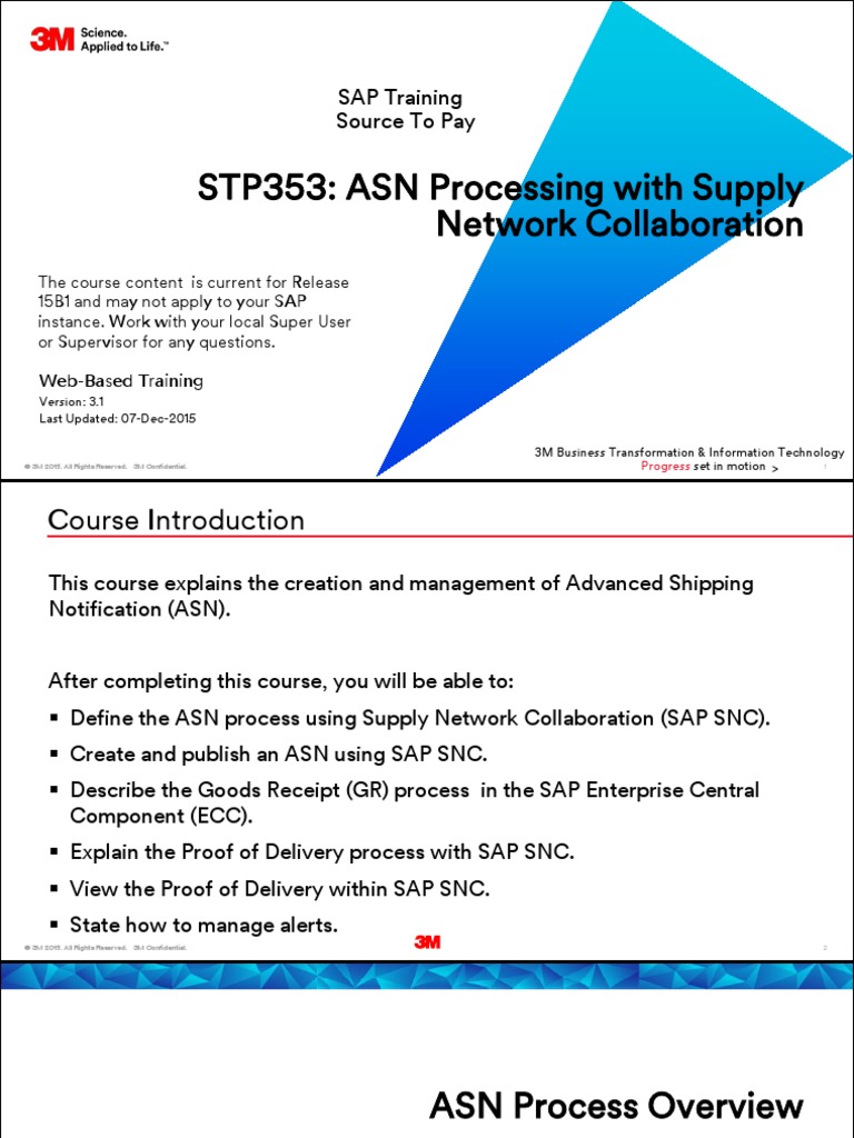 ASN Process | PDF | Receipt | Invoice