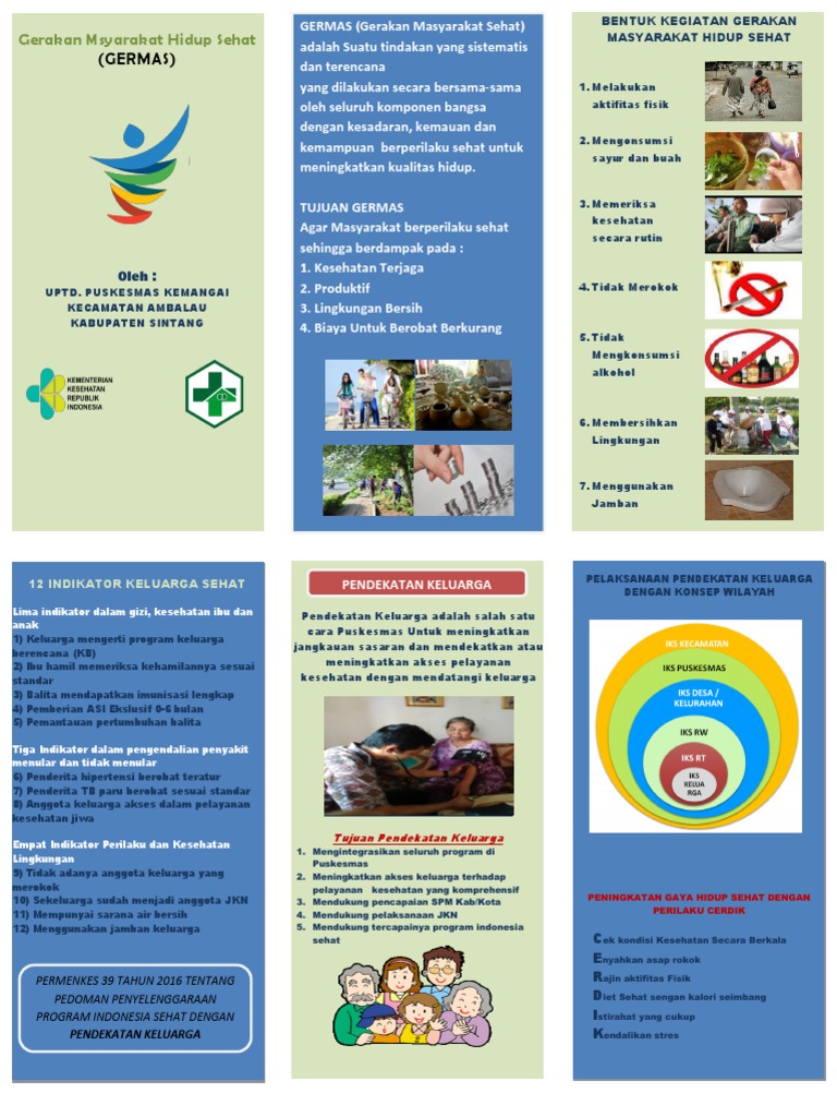 Leaflet Germas | PDF