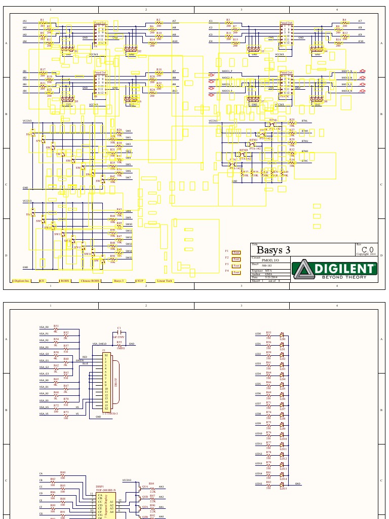BASYS 3 Schematic | PDF