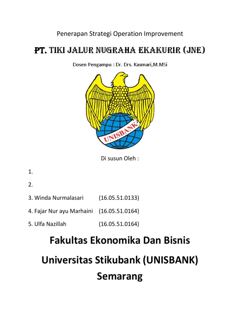 Profil dan Strategi JNE dalam Pengiriman | PDF