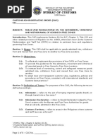 Goods Declaration For Consumption Under Informal Entry | PDF | Customs ...