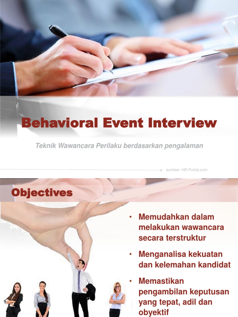 Behavioral Event Interview (BEI) | PDF