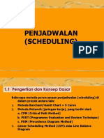 Penjadwalan Proyek-Metode Precedence Diagram Method (PDM) | PDF