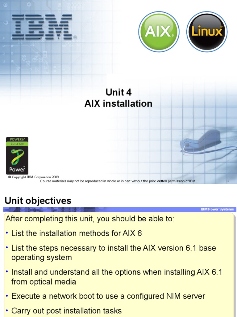 Aix Instalation | PDF | Booting | File System