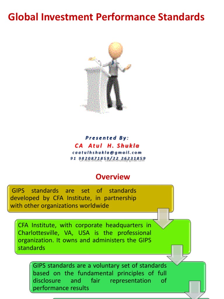 Global Investment Performance Standards: CA Atul H. Shukla | PDF ...